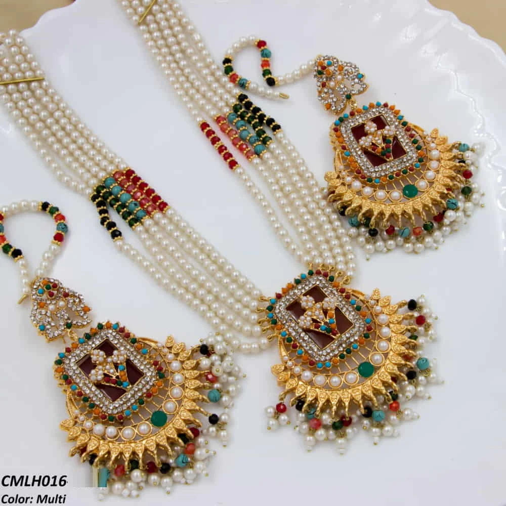Mastering the Art of Wearing a Pakistani Ethnic Mala Set | TJWholeSale ...