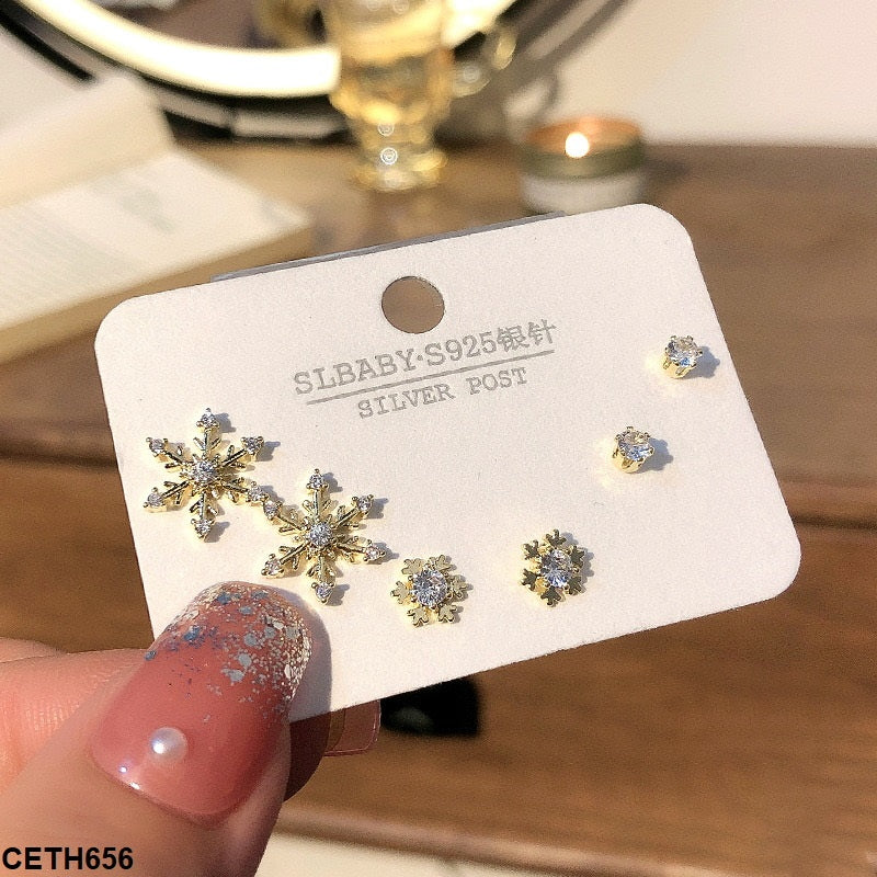 CETH656 YYZ 3 Studs Tops Pair - CETH – TJ Wholesale