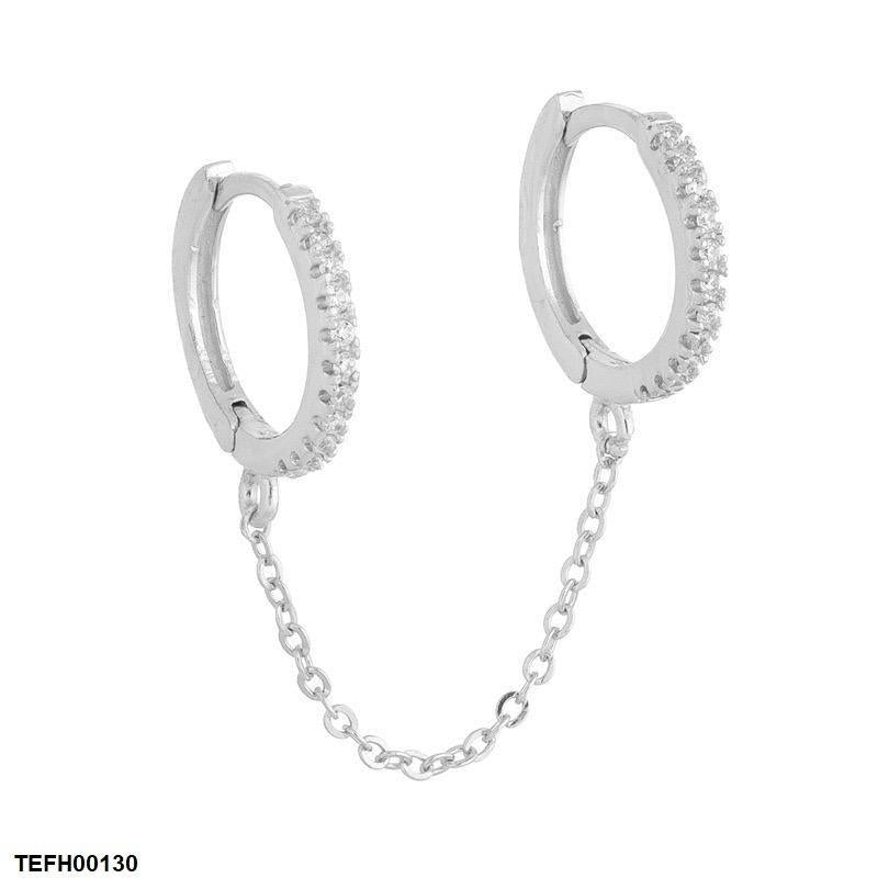 TEFH00130 CSH Double Ring Ear cuff With Chain - TEFH – TJ Wholesale