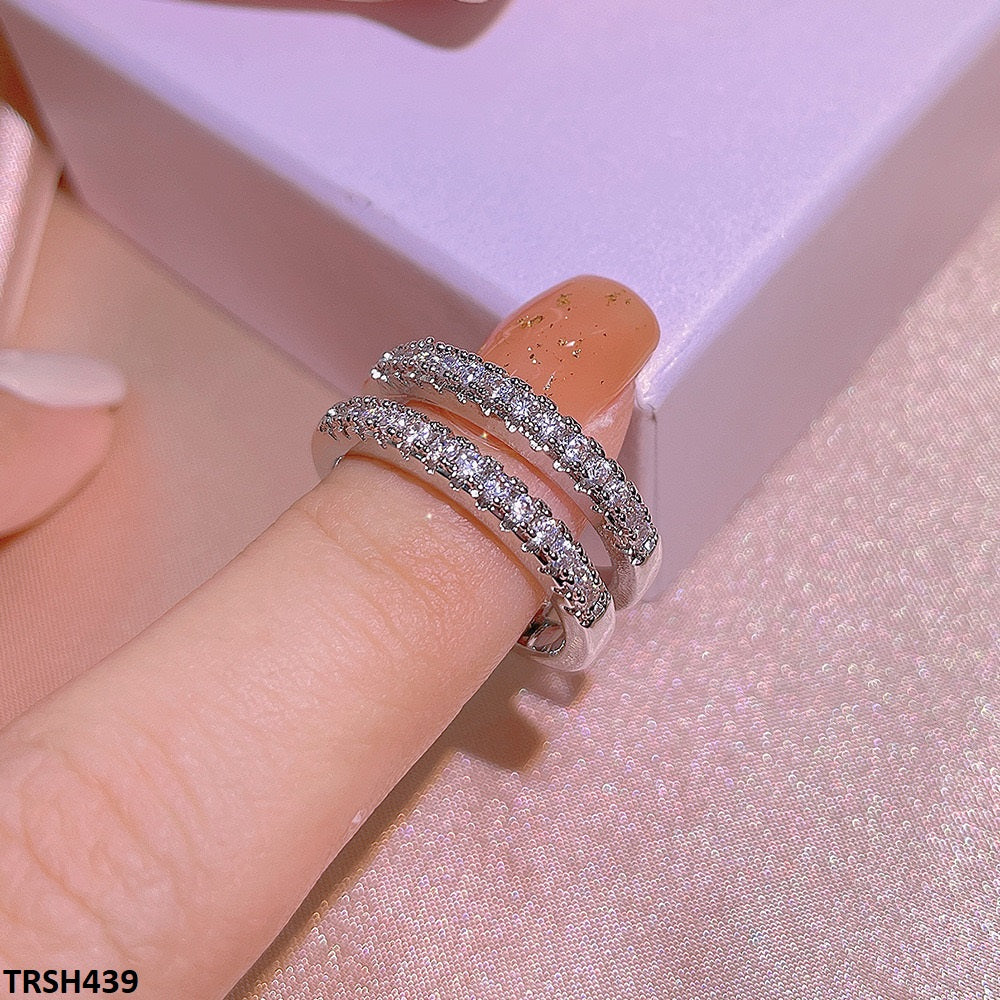 TRSH439 KYC Imp Square Layered Ring - TRSH – TJ Wholesale