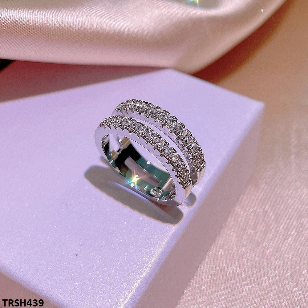 TRSH439 KYC Imp Square Layered Ring - TRSH – TJ Wholesale