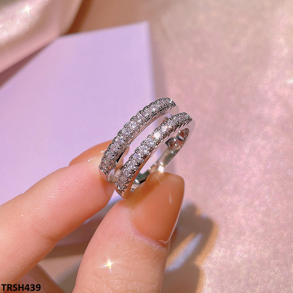 TRSH439 KYC Imp Square Layered Ring - TRSH – TJ Wholesale