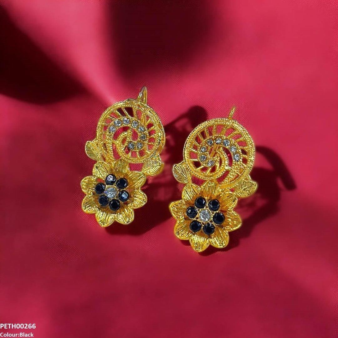 PETH00266 FRN Spiral Flower Tops Pair - PETH – TJ Wholesale