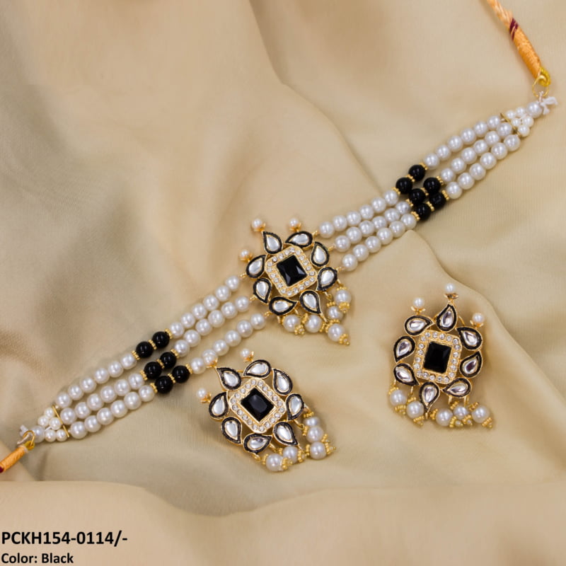 PCKH154 SDQ Chorsi/Saru Pearl Chokar Set - PCKH – TJ Wholesale
